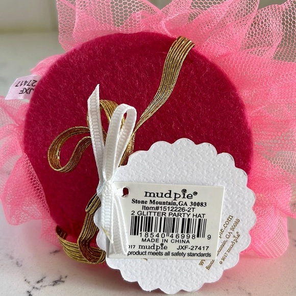 Mud Pie | Accessories | Mud Pie Birthday Girl Pink Glitter Party Hat | Poshmark